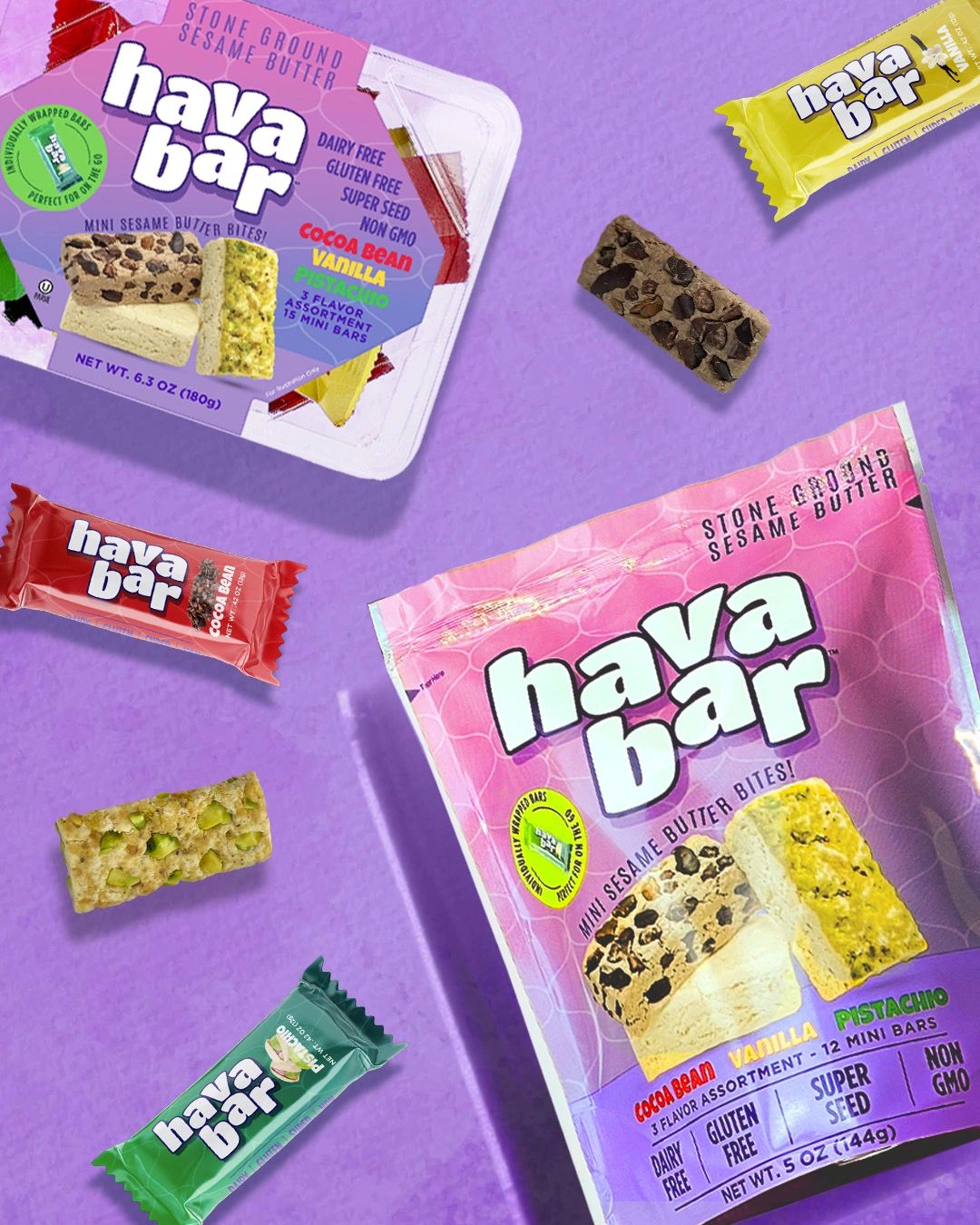 New Hava Bar - Sesame Butter Bites